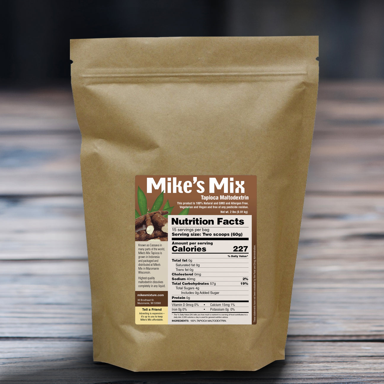 Tapioca Maltodextrin – Mike's Mix Sports Nutrition